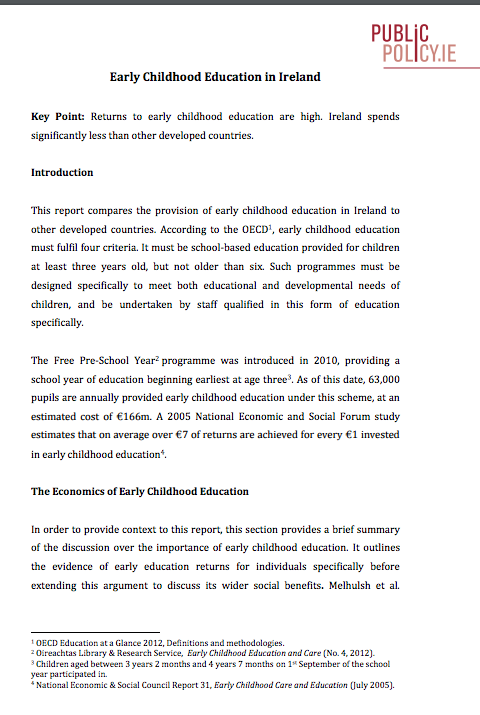 Early Childhood Education in Ireland – The Atlantic Philanthropies